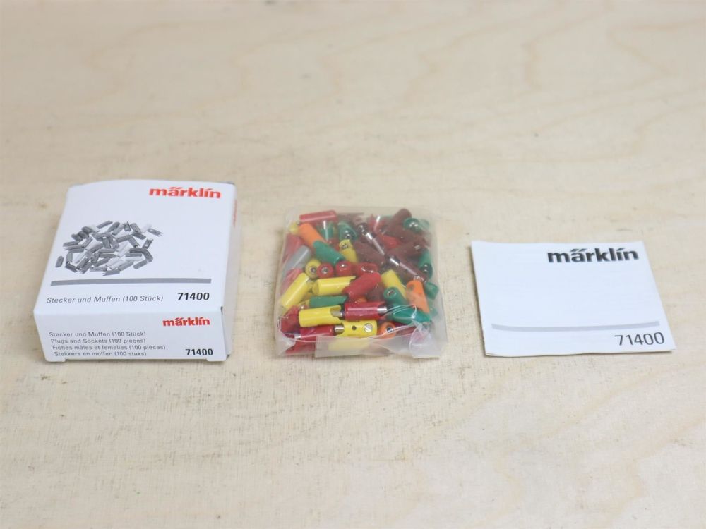 Märklin 100 x Stecker und Muffen 71400 | Kaufen auf Ricardo