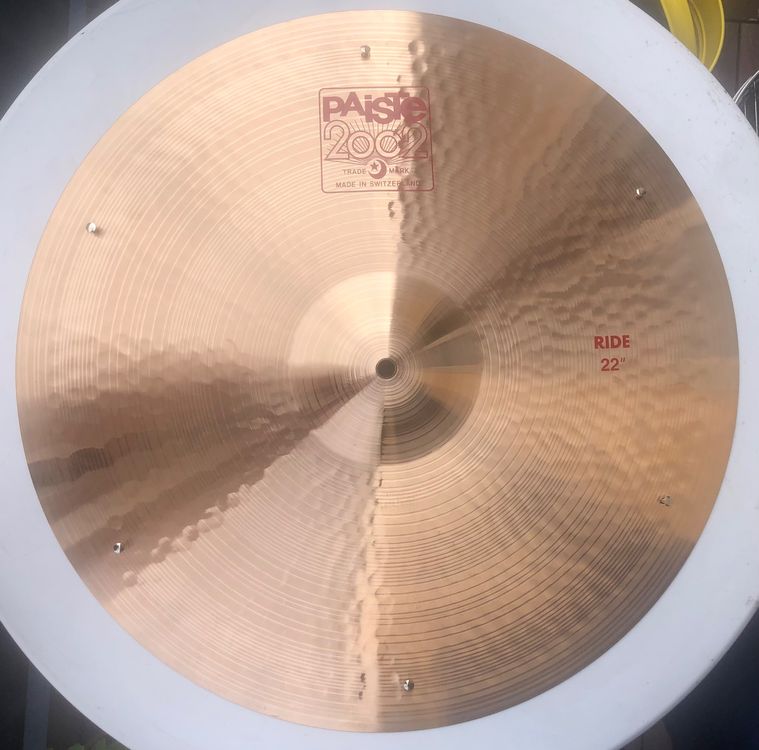 Paiste 2002 22 Zoll Ride mit 6 Nieten (Neu (gemäss Beschreibung)) in ...