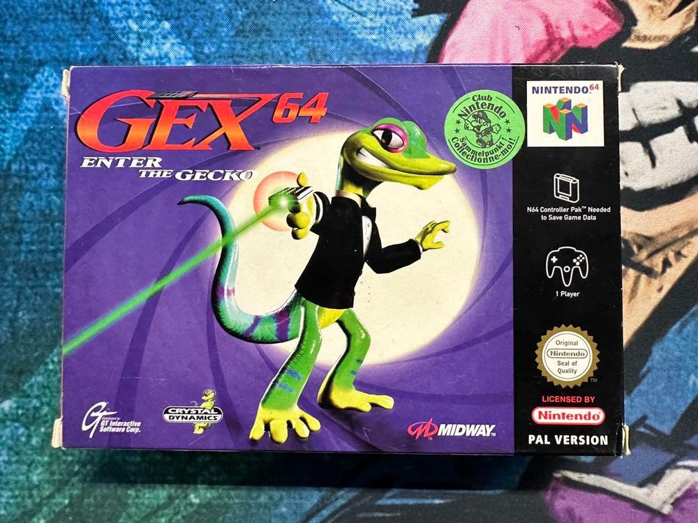 Gex 64 Enter the Geko Nintendo 64 PAL (Gebraucht) in Giubiasco für CHF ...