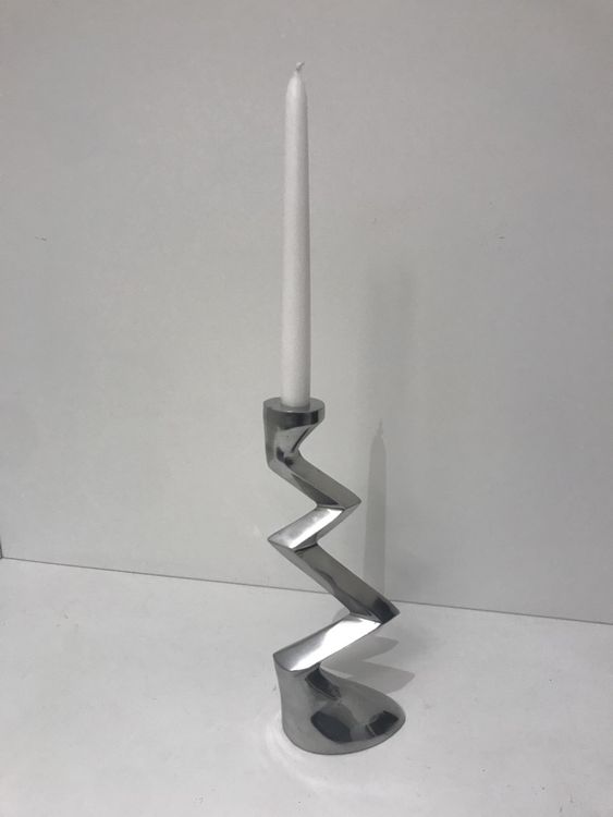 Schöner seltener Zig Zag Kerzenständer Matthew Hilton 80er (Gebraucht ...