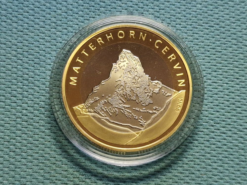 Gedenkmünze 2004 - Matterhorn-Cervin 10.-Fr PP. (Neu (gemäss Beschreibung)) in Zürich für CHF 34 ...