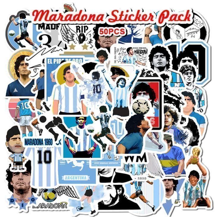 Stickerset Diego Armando Maradona Soccer (Neu und originalverpackt) in ...