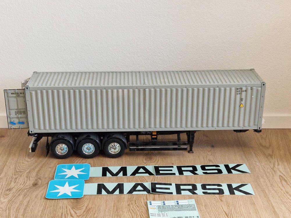 Tamiya 40 Feet Container Auflieger mit Maersk Container | Kaufen auf ...