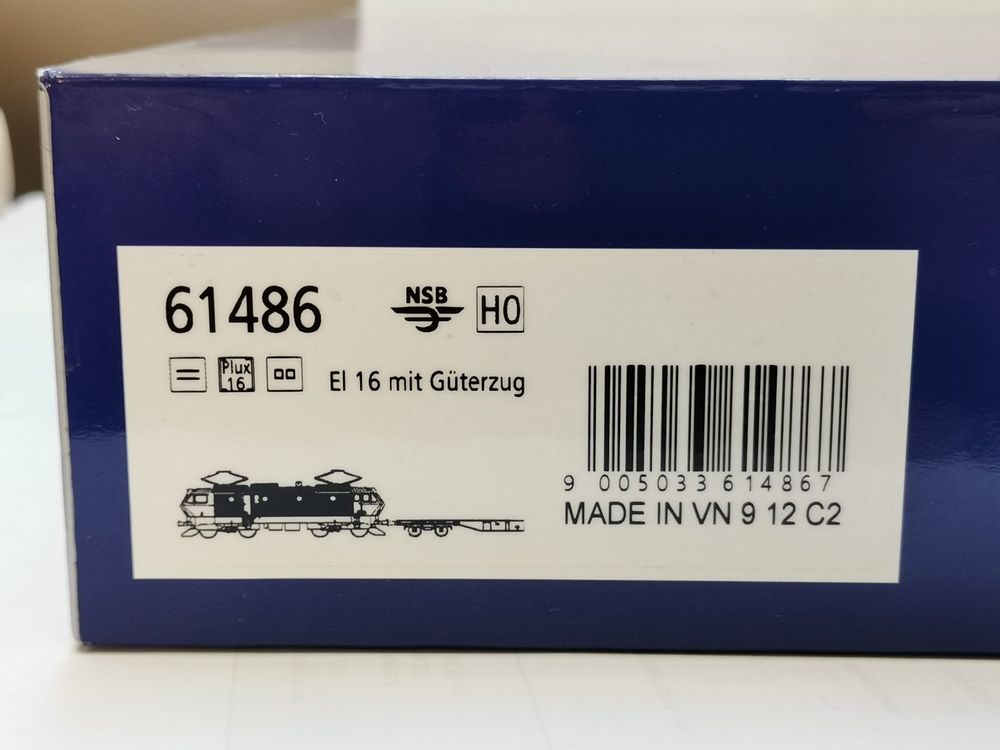 Roco H0 61486 EL 16 CargoNet mit NMJ Güterzug | Kaufen auf Ricardo