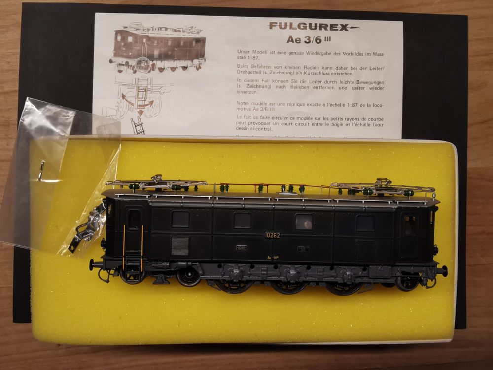 Fulgurex Ae 3/6 III, Spur H0, Top Zustand, Rarität für Sa... | Kaufen ...