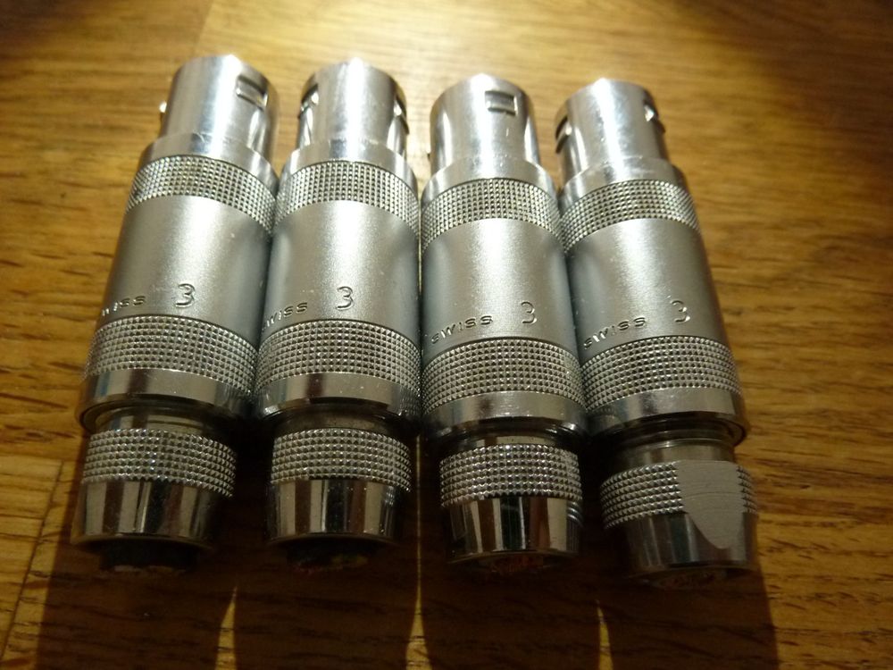 LEMO SWISS Metallstecker 6 Pin Halbmond Rundstecker (Gebraucht) in ...
