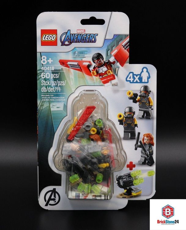 LEGO 40418 Marvel Falcon & Black Widow (Neu und originalverpackt) in ...