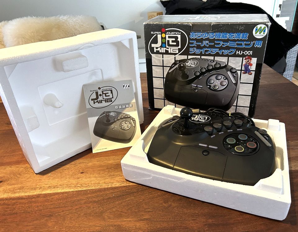 Super Joystick JB King SNES Super Nintendo Arcade Stick OVP | Kaufen ...