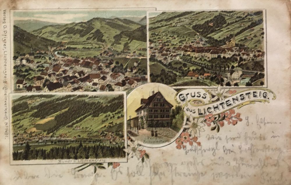 Gruss aus Lichtensteig, Litho, 1900 - Zustand!!! | Kaufen auf Ricardo