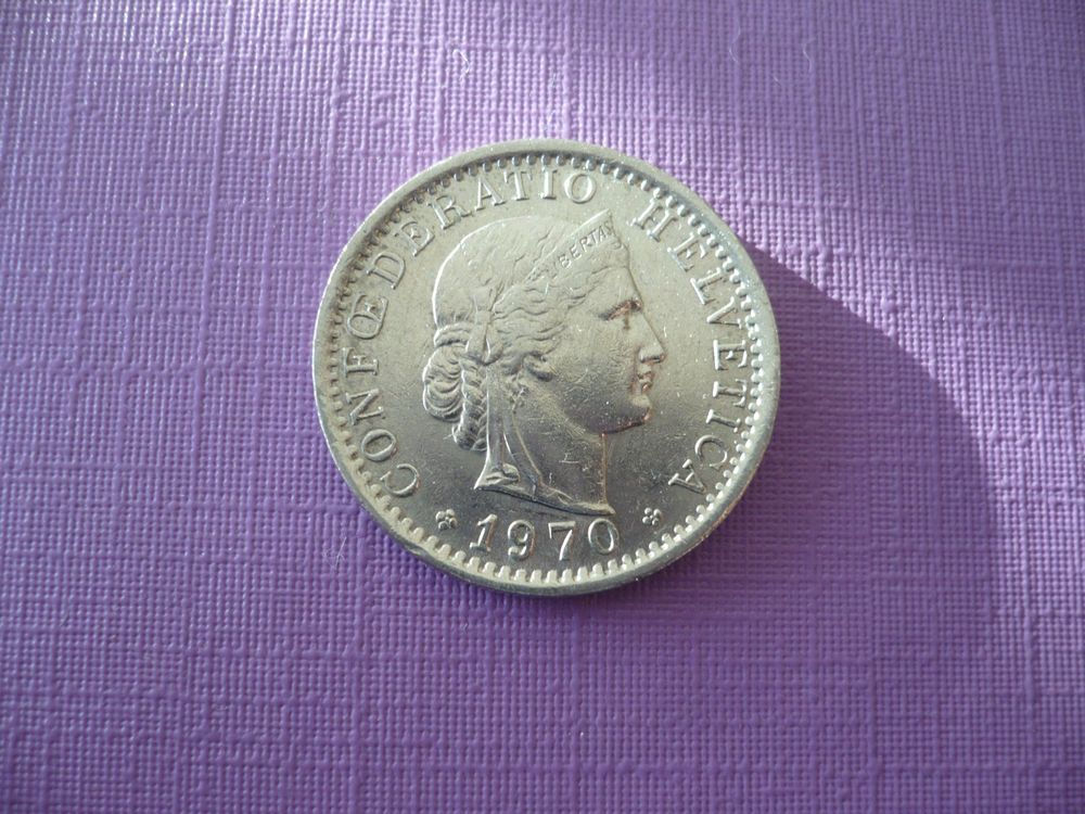 20 Rappen 1970 (Gebraucht) in Winterthur für CHF 1 – mit Lieferung auf Ricardo kaufen