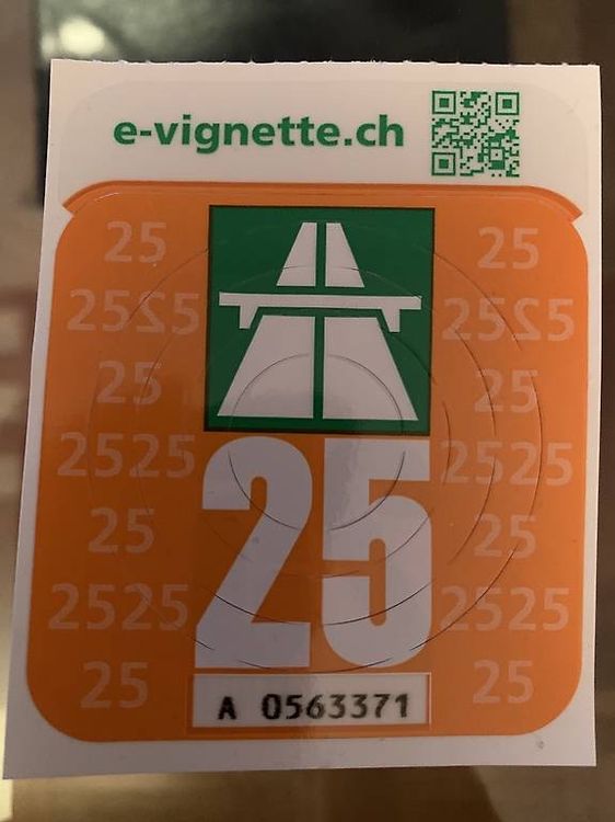 Autobahnvignette 2025 (Neu und originalverpackt) in Düdingen für CHF 29 – mit Lieferung auf ...