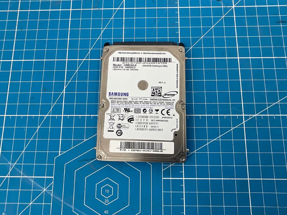Samsung HDD 500GB in gutem Zustand funktioniert noch (Gebraucht) in ...