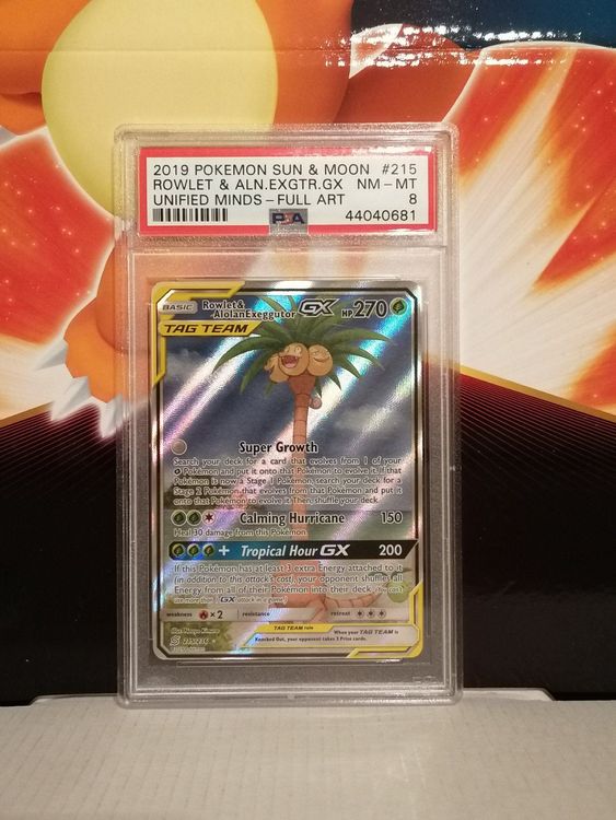 POKEMON ROWLET & ALOLAN EXEGGUTOR GX PSA | Kaufen auf Ricardo