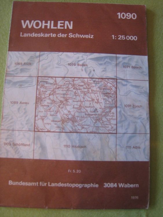 Wohlen Landeskarte der Schweiz | Kaufen auf Ricardo