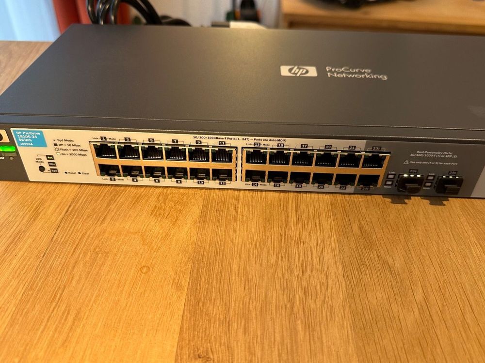 HP Procurve 1810G-24 Switch 24 Port / J9450A | Kaufen auf Ricardo