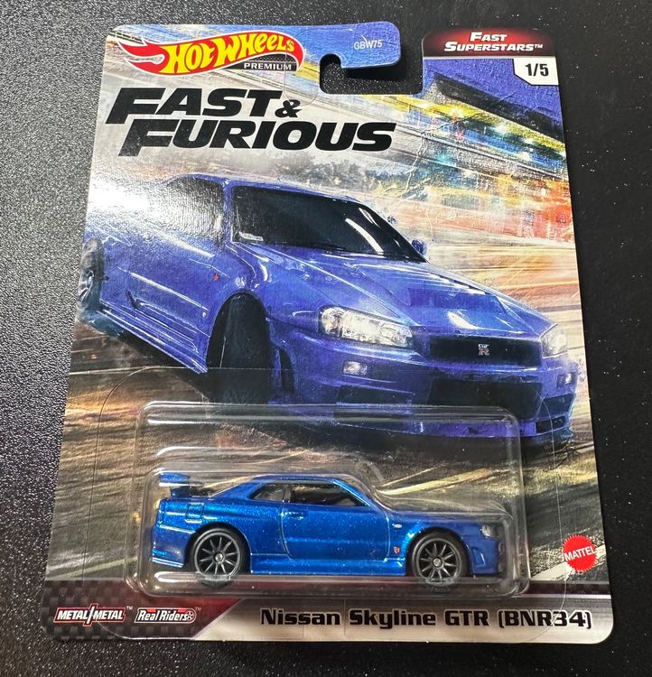 Hotwheels premium Fast and furious Nissan Skyline R34 GTR (Neu und originalverpackt) in für CHF ...
