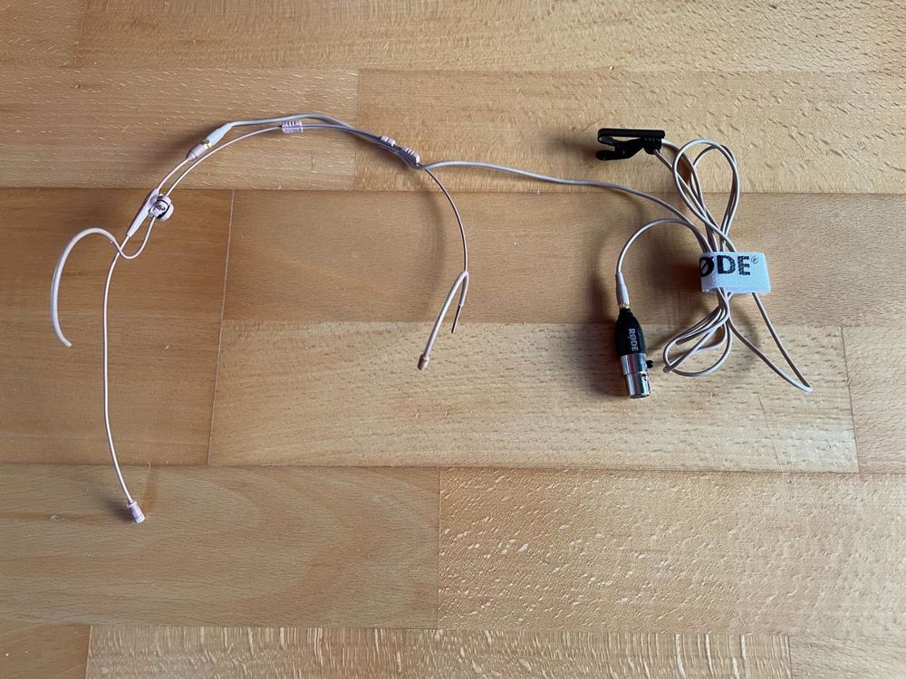 1x Rode HS1-P Headset Mikrofon mit Micon 3 & 6 Adapter | Kaufen auf Ricardo