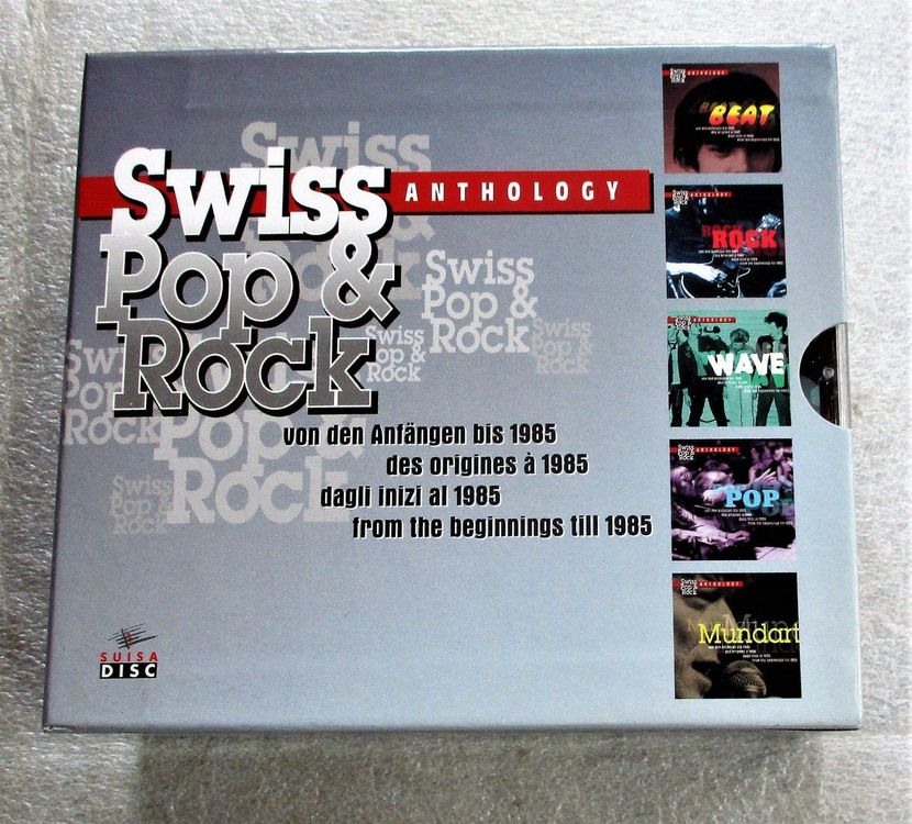 SWISS POP & ROCK ANTHOLOGY - 5-CD | Kaufen auf Ricardo
