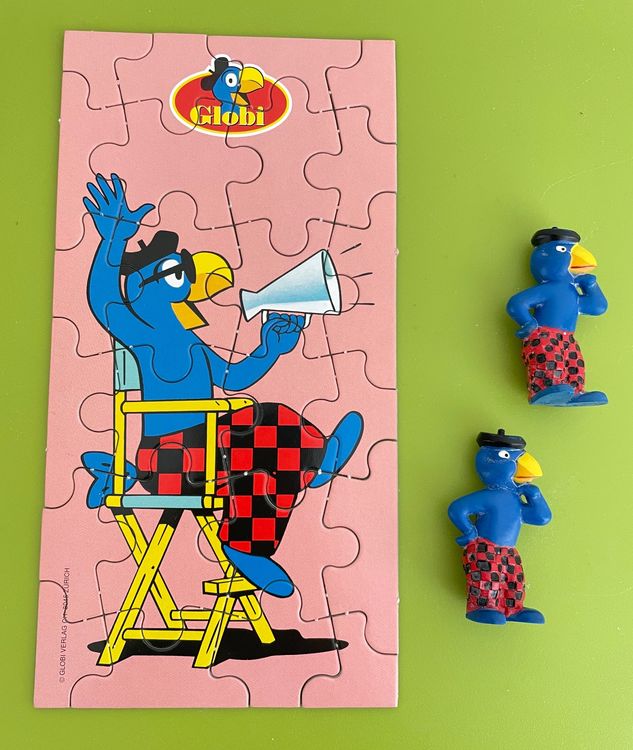 2x Globi Comic Figur 80er Vela & Puzzle Globi Verlag Zürich (Gebraucht ...