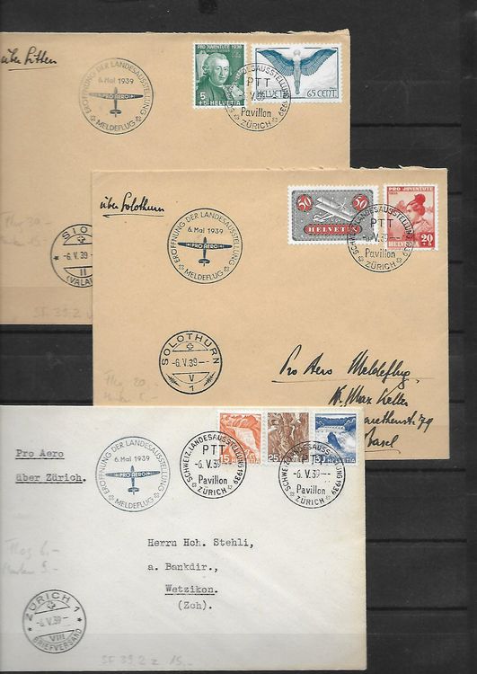 SF 1939 SF 39.2v/w/z Kat: CHF 89.- (Gebraucht) in Basel für CHF 5 – mit Lieferung auf Ricardo kaufen