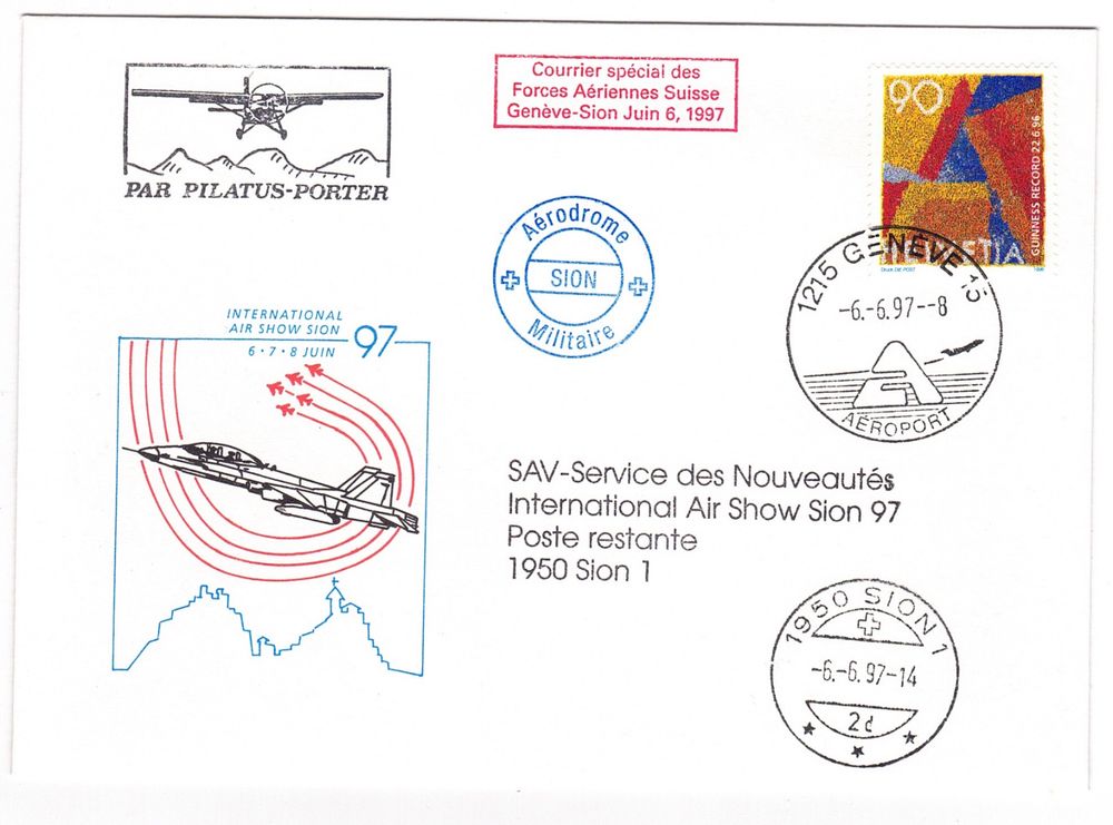 Forces Aériennes suisse Vol Genève-Sion Mil. 97.2.a (Gebraucht) in La Tour-de-Peilz für CHF 9 ...