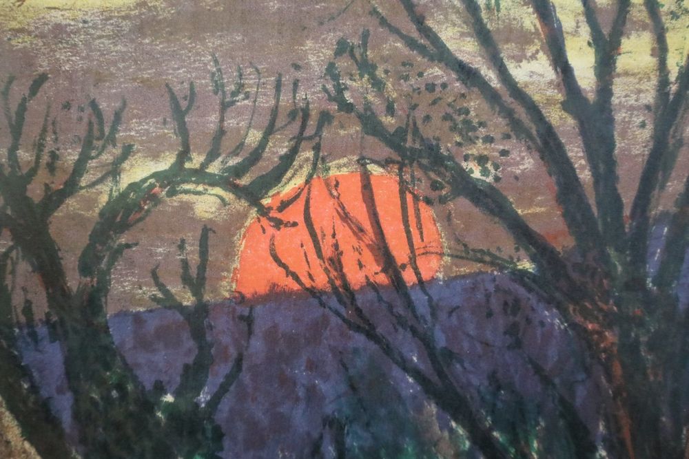 Heinz Keller 1928-2019, grosser Holzschnitt, handsigniert (Gebraucht) in Zug für CHF 45 – nur ...