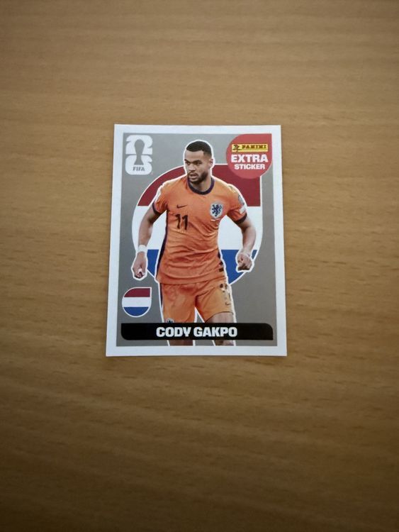 Panini 2026, Extra Sticker Silber Cody Gakpo (Neu (gemäss Beschreibung ...