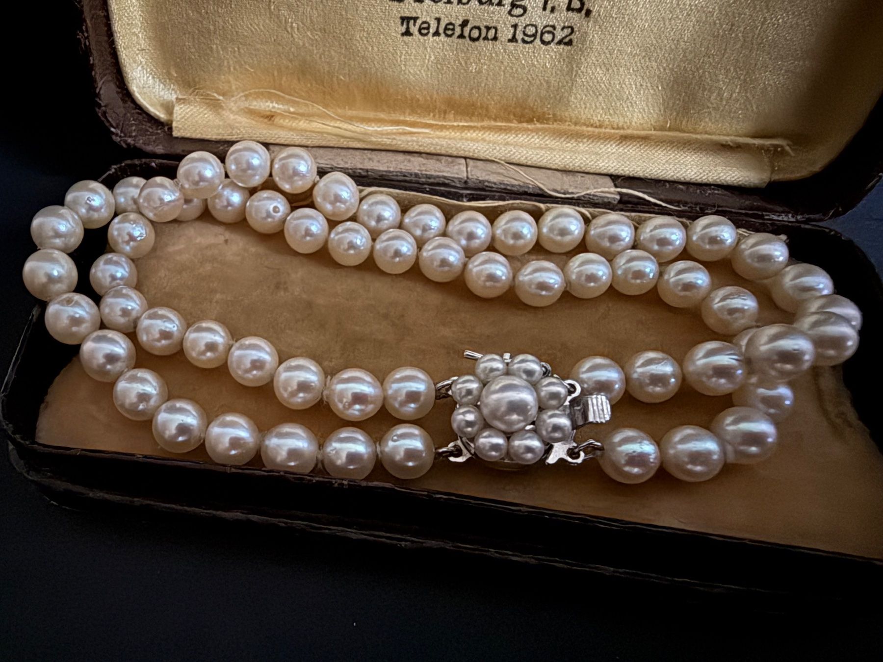 Antikes echte Akoja Perlen Armband mit Silber Verschluss (Gebraucht) in Spiegel b. Bern für CHF ...