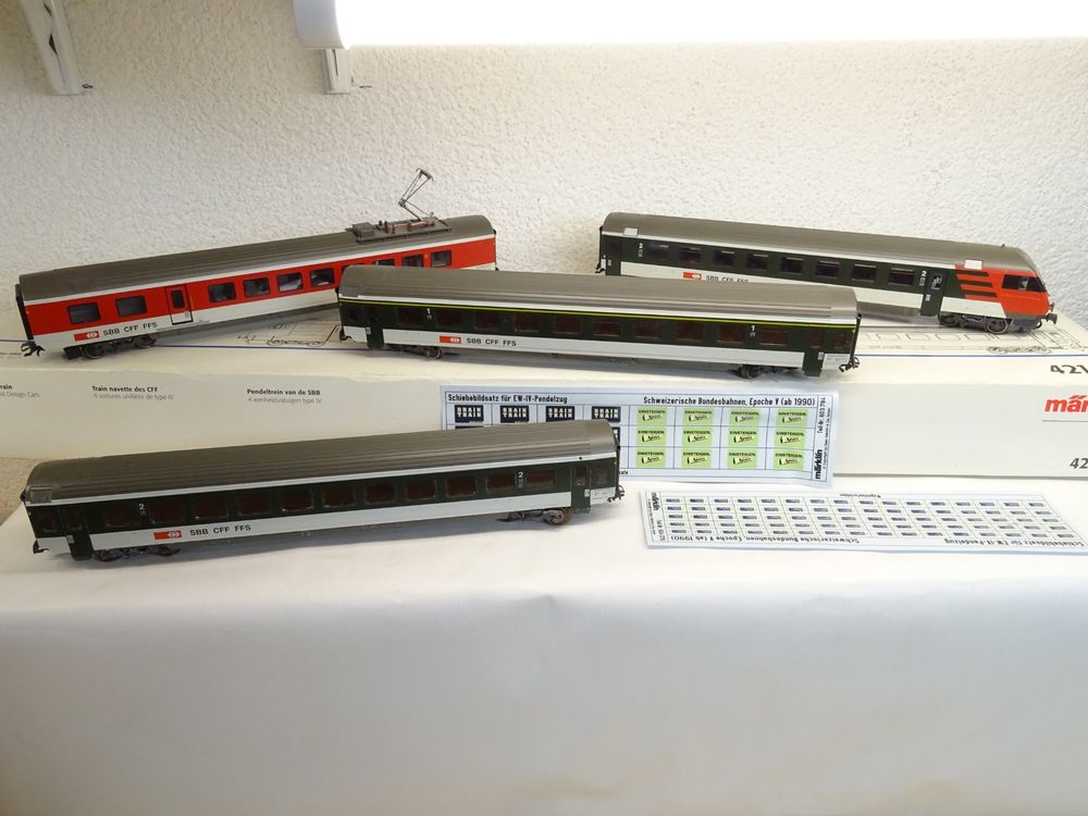 Märklin 42168 SBB Pendelzug Mit Steuerwagen, H0,WS/AC,OVP | Kaufen auf Ricardo