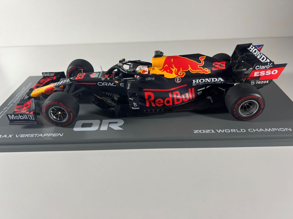 Red Bull Honda RB16B Verstappen Abu Dhabi GP 2021 1/18 | Acheter sur ...