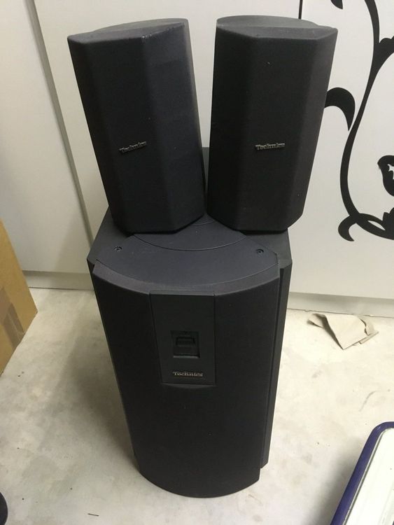 Technics aktiver Subwoofer+passive Boxen (Gebraucht) in Wolfhausen für ...
