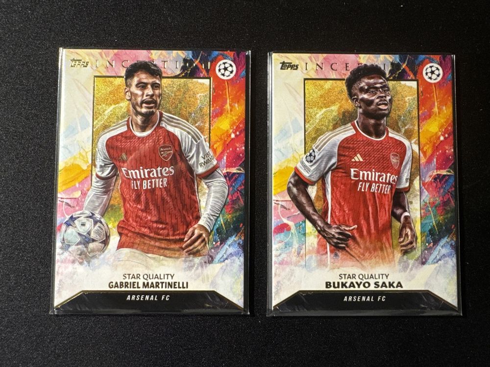 Topps Martinelli & Bukayo Saka Inception 23/24 Arsenal | Kaufen auf Ricardo