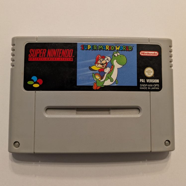 Jeu Super Nintendo SNES : Super Mario World (Gebraucht) in Le Locle für ...