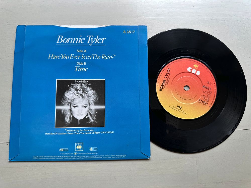 BONNIE TYLER tolle Single Have you ever seen the rain CCR (Gebraucht ...