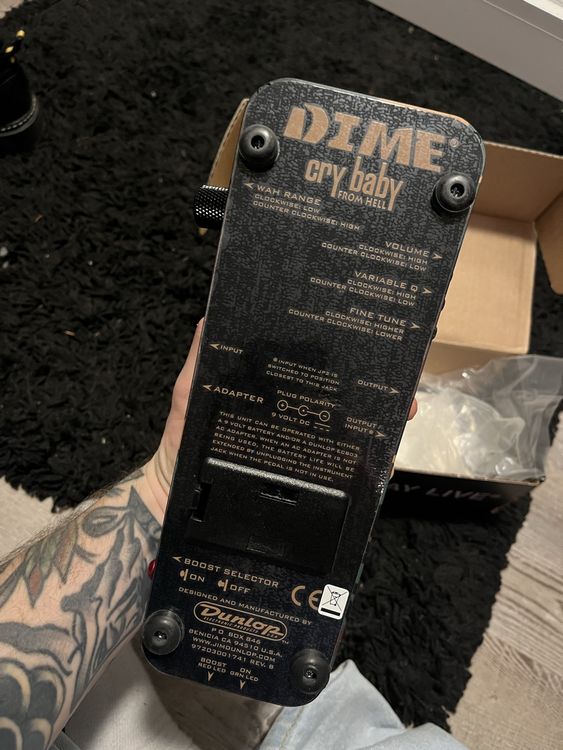 Cry Baby Dime from hell DB01 rare Neu Pedal Wah Wah (Neu und ...