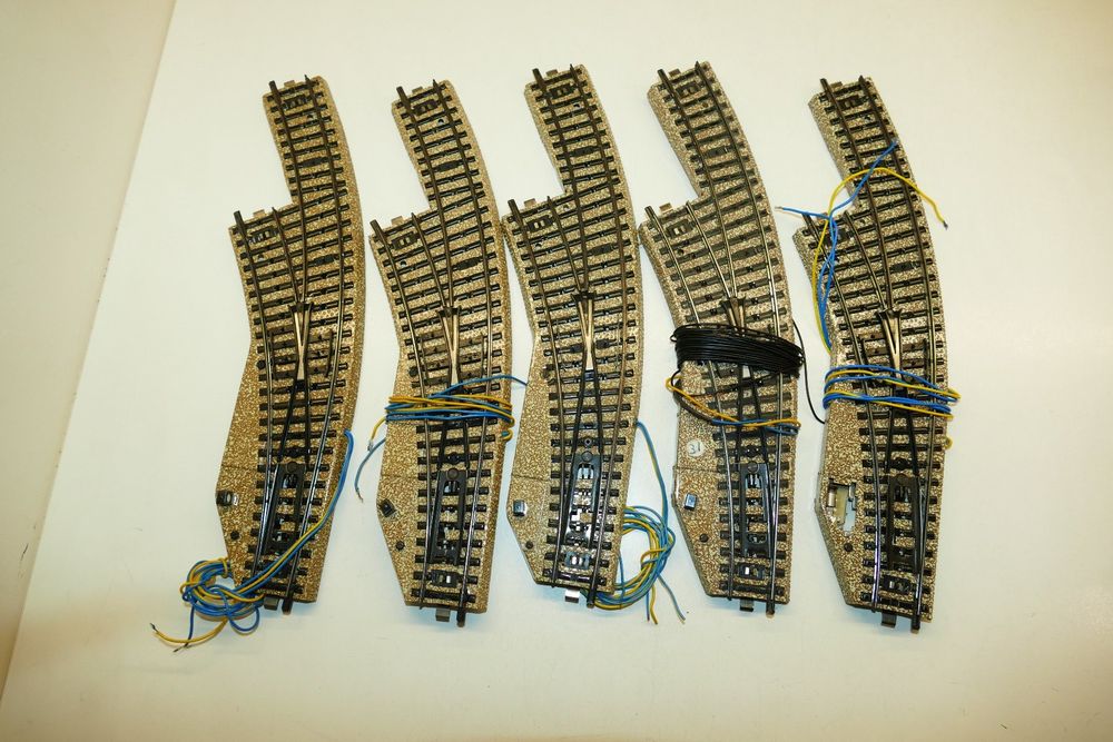 Märklin H0: 5xM-Bogenweichen für Bastler (Defekt) in Niederhasli für ...
