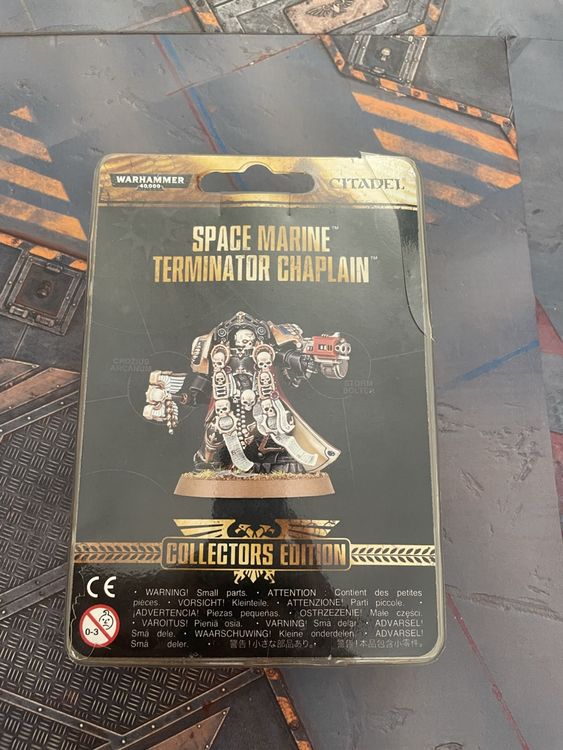 Warhammer 40k - Collector Edition SM Terminator Chaplain (Neu und ...