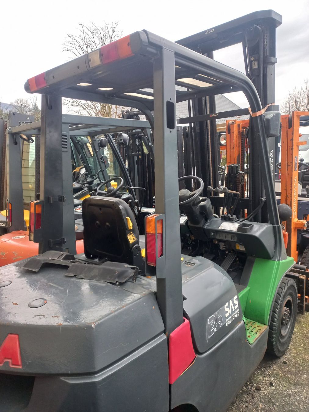 Stapler 2,5T Dieselstapler Stapler Toyota 7FG 25 SAS HH 6,0m (Gebraucht ...