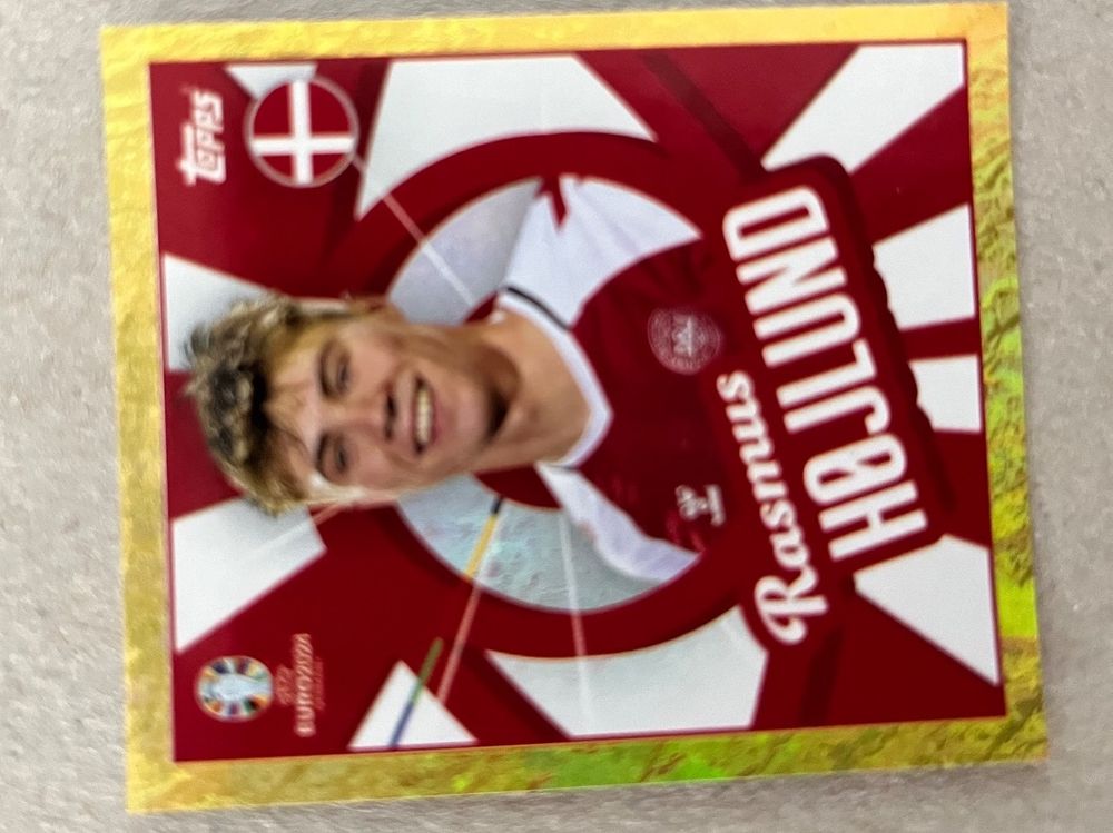 Topps Euro EM 2024 Gold Hojlund DEN PTW (Gebraucht) in Ermensee für CHF ...