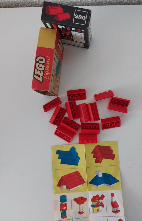 LEGO System 280 rote Dachsteine Vintage (Gebraucht) in Schenkon für CHF ...