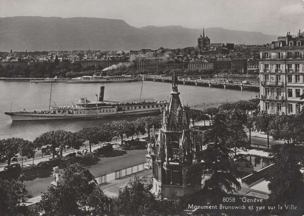 Genève - Monument Brunswick et vue sur la Ville | Kaufen auf Ricardo