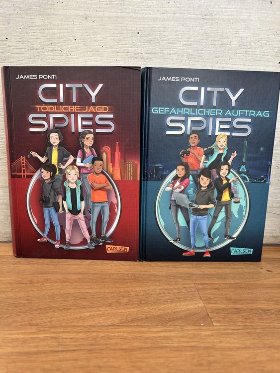 City Spies, James Ponti, Hardcover, Band 1+2, Top Zustand (Neu (gemäss ...