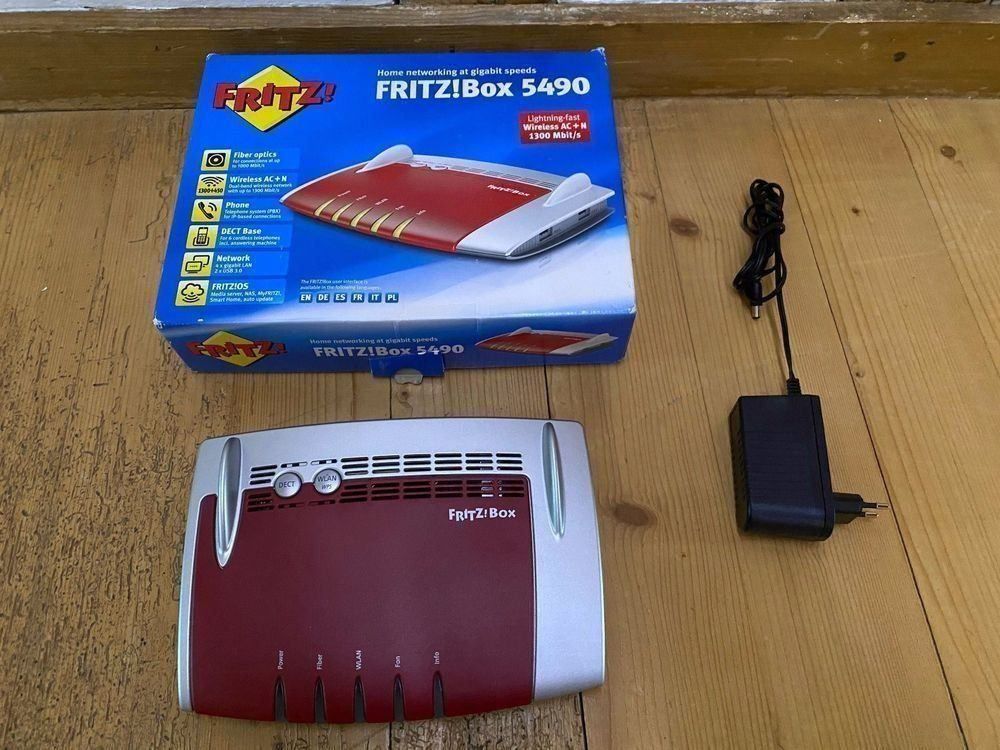 FRITZ!Box 5490 für Glasfaser (FTTH) (Gebraucht) in Aarburg für CHF 54 – mit Lieferung auf ...