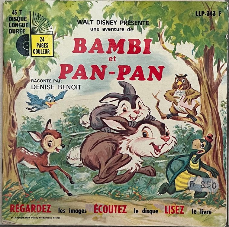 WALT DISNEY - BAMBI ET PAN - PAN | Kaufen auf Ricardo