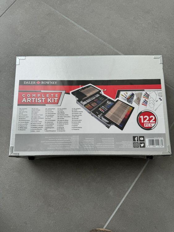 Daler Rowney Complete Artist Kit 122-teilig NEU (Neu und ...