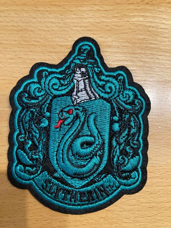Harry Potter House of Slytherin Patch Sticker Aufnäher (Neu (gemäss ...