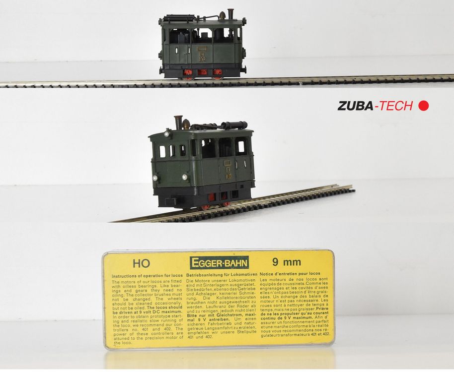 Dampftriebwagen-Tram Egger Bahn H0e mit OVP | Kaufen auf Ricardo