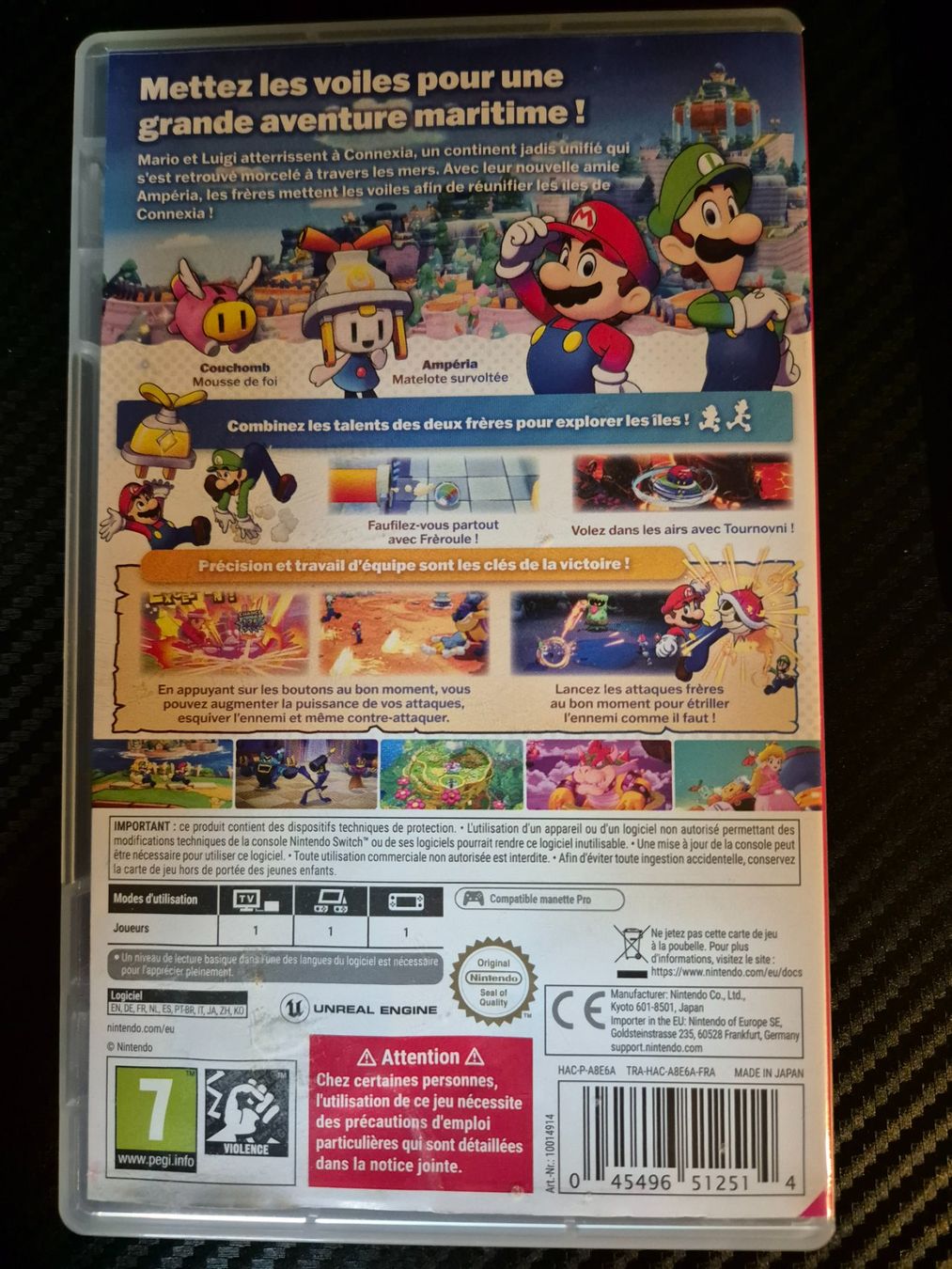 Mario & Luigi: L'épopée fraternelle - Nintendo Switch! (D'occasion) à ...