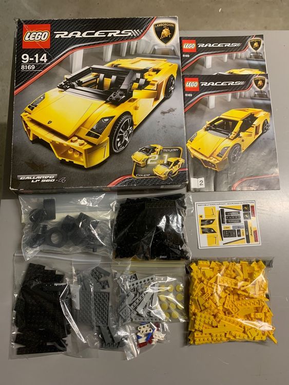Lego 8169 Lamborghini Gallardo komplett für beide Varianten. | Kaufen ...