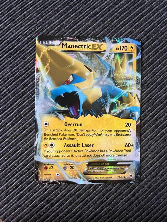 Pokemon Manectric EX XY Phantom Forces near Mint | Kaufen auf Ricardo